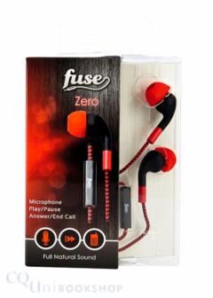 FUSE ZERO IN-EAR HEADPHONE BLACK&RED – Distribution Plus